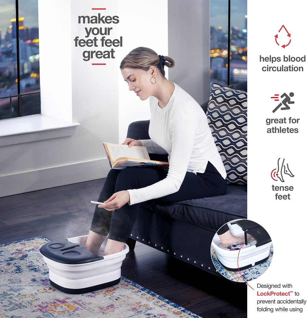 Medical king Foot Spa with Heat and Massage and Jets Includes A Remote ...