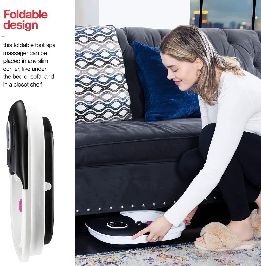 Medical king Foot Spa with Heat and Massage and Jets Includes A Remote ...